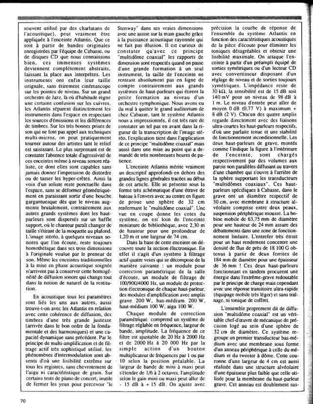 LS3/5a le forum • Cabasse Atlantis